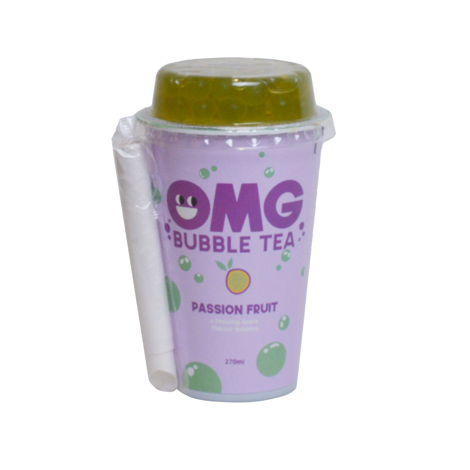 OMG Bubble Tea Passion 270 ml 10tlk/m - Reissumiehen Makeistukku verkkokauppa