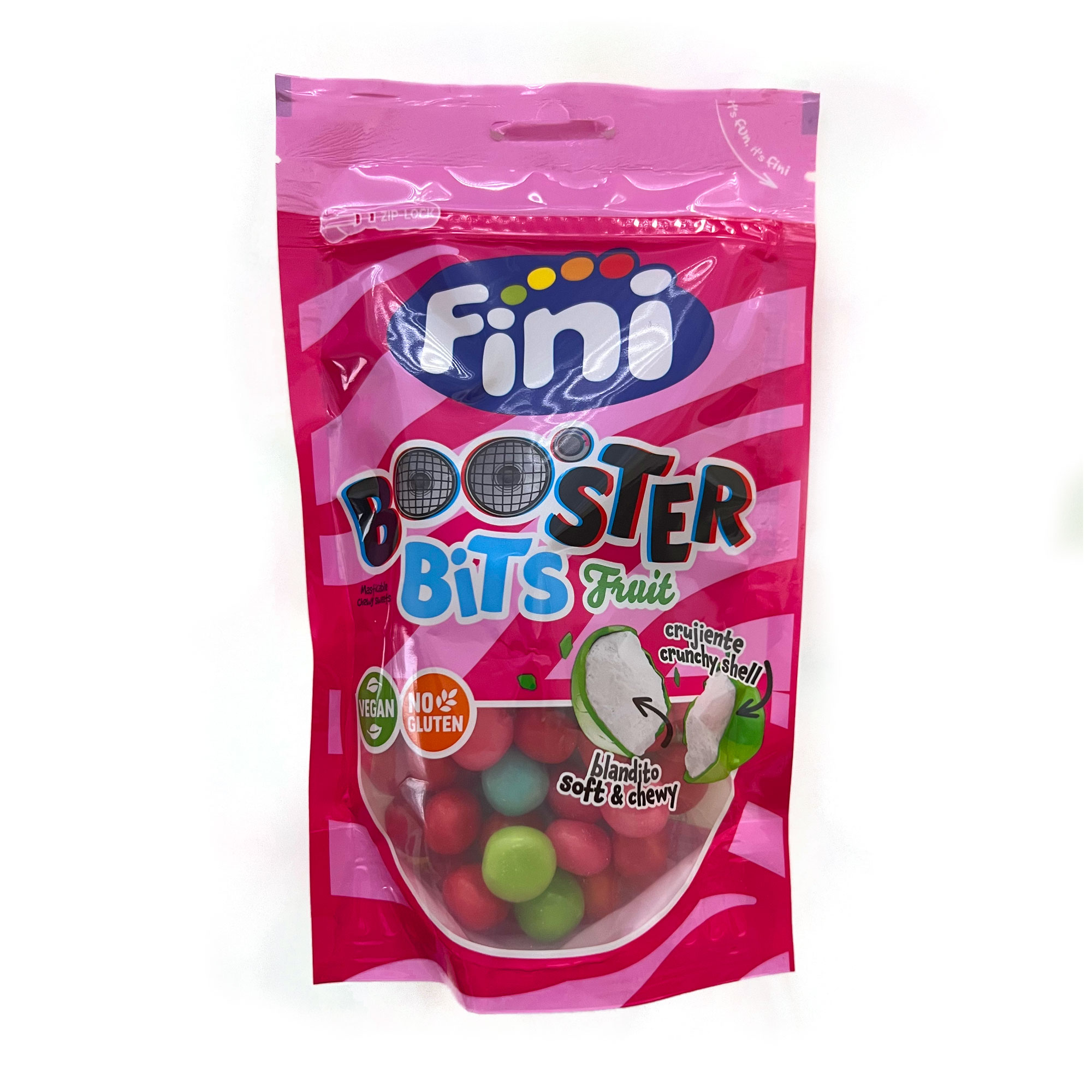 Fini Booster Bits Fruit 165g 10/me - Reissumiehen Makeistukku verkkokauppa